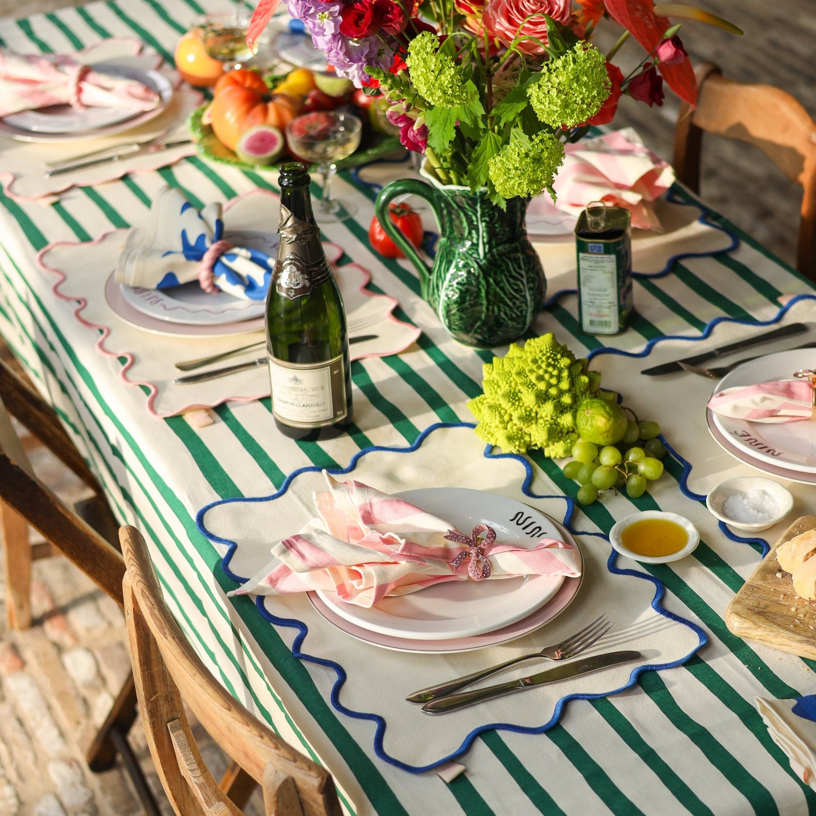 Tablecloth Green Kelly – NINÉ